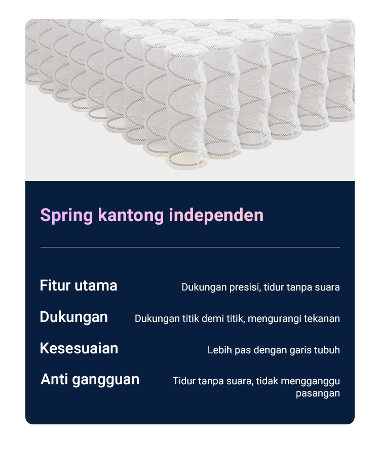 Jual [COD]Avenco-Aquamarin Kasur Lantai Springbed Bonnel Spring/Pegas ...