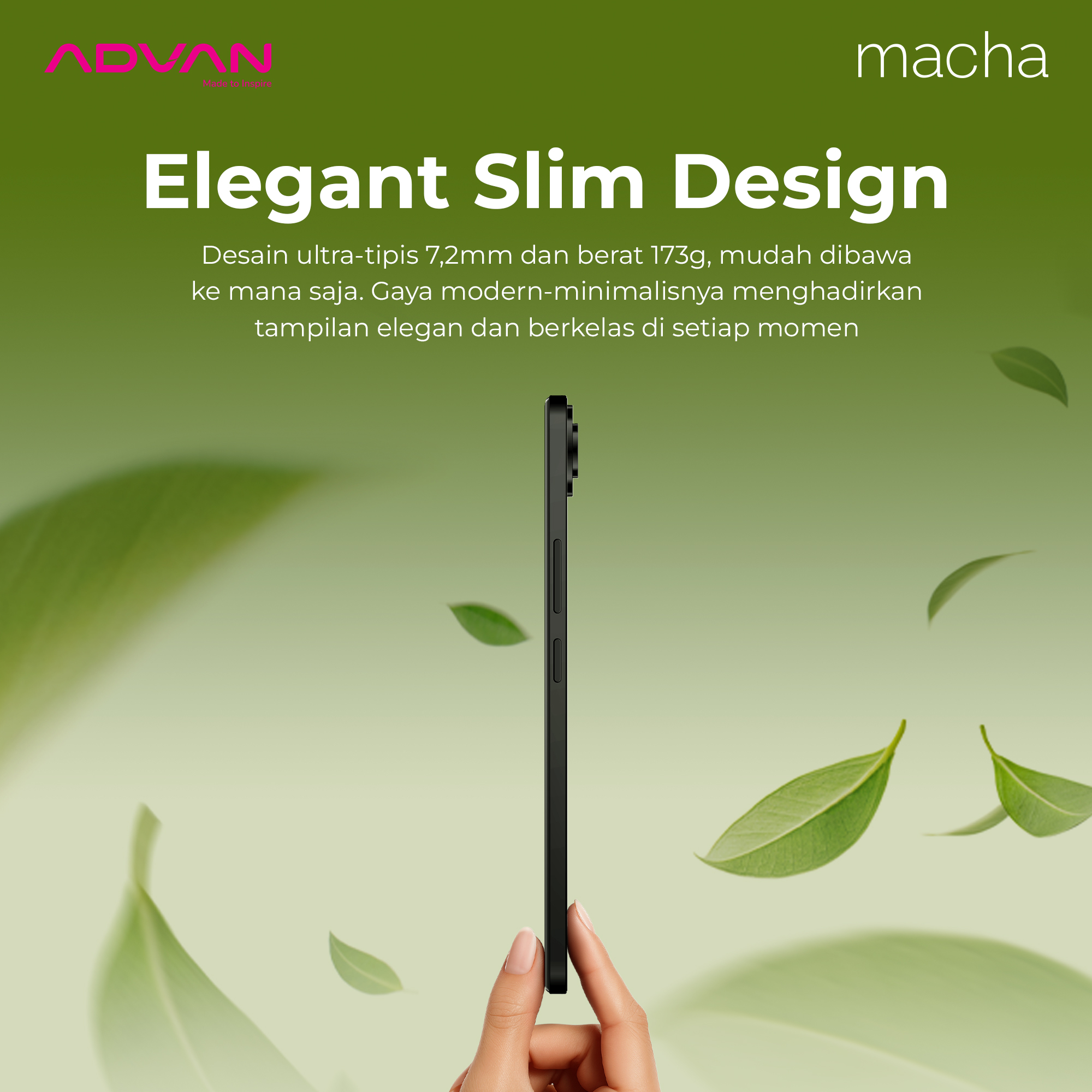 Jual ADVAN Smartphone Macha 5G | Dimensity 7060 | AMOLED 6.67 Inch ...