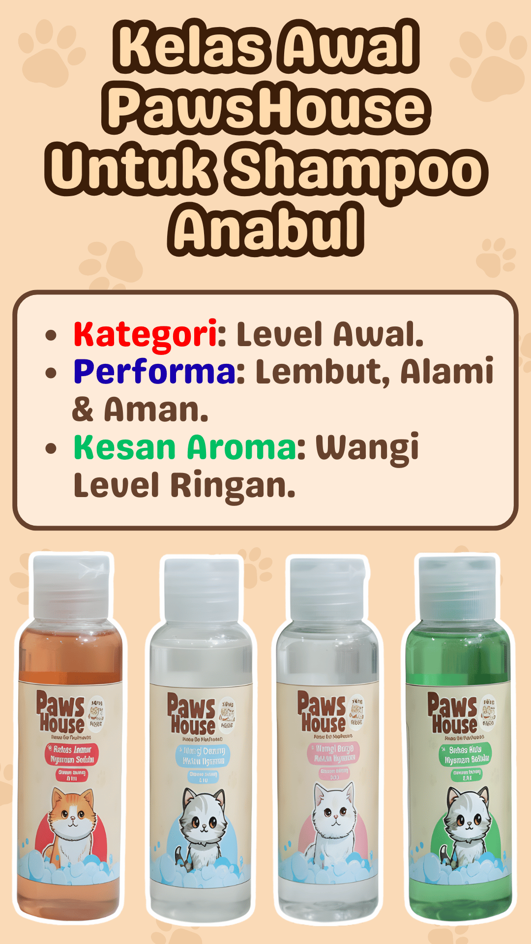 Jual Shampoo Kucing Anti Kutu Dan Jamur Bulu Lebat Halus & Anti Rontok ...