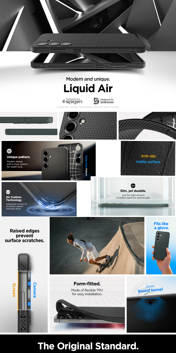 Jual SPIGEN Case For Samsung Galaxy S24 FE Liquid Air Clear Matte Slim ...