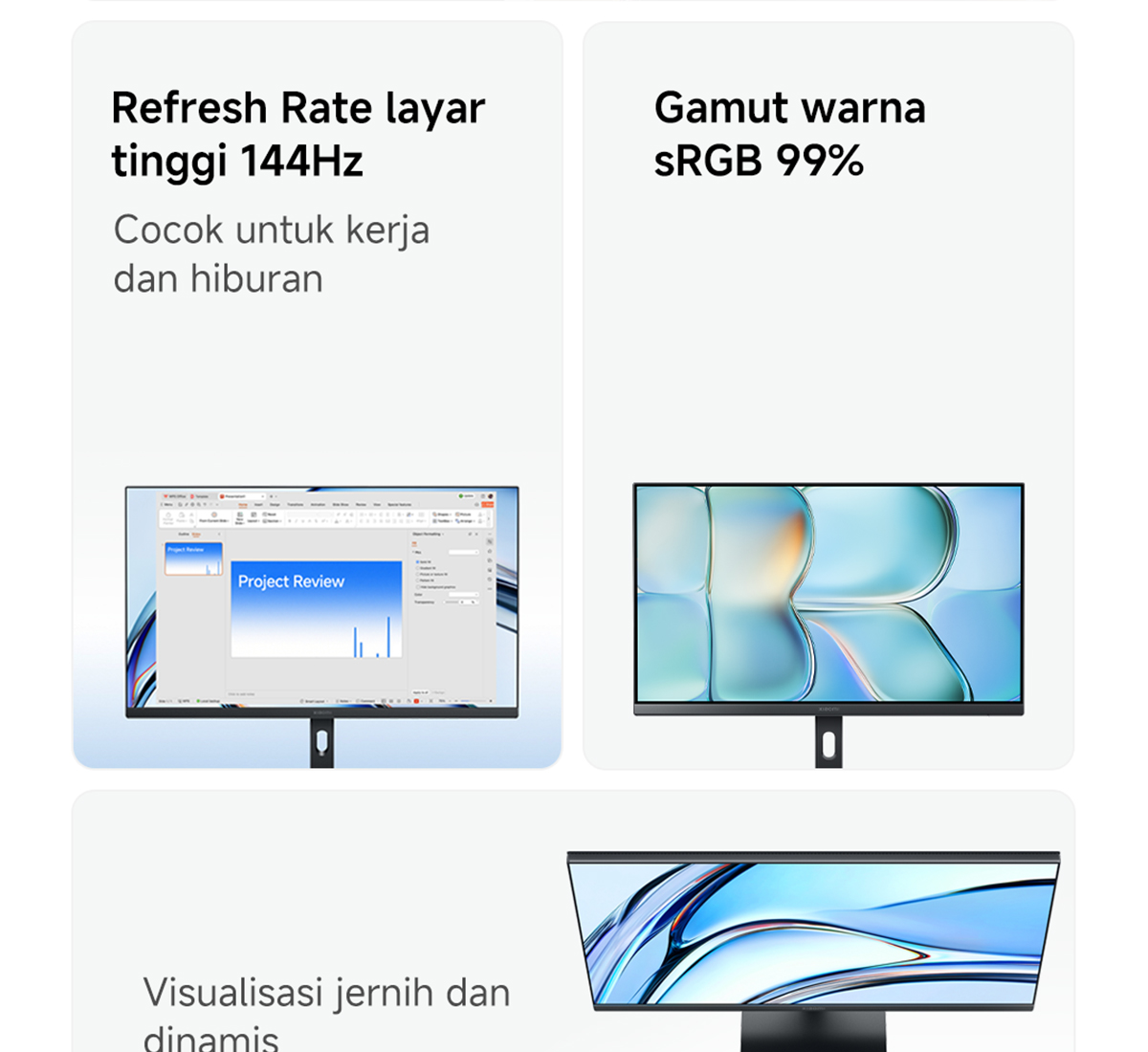 Jual Xiaomi Monitor A24i 2026 Layar Jernih dengan Full HD Fast IPS ...