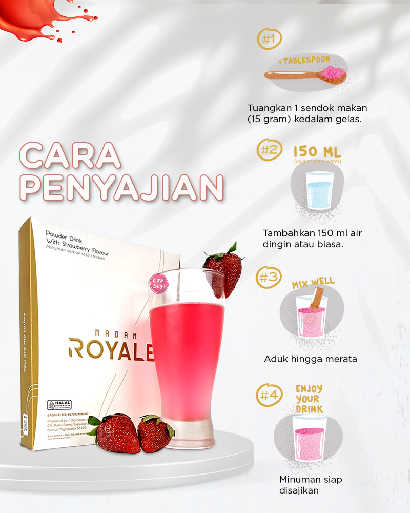 Jual Xtra Hemat Madam Royale Collagen Drink | Kolagen & L Glutatione ...