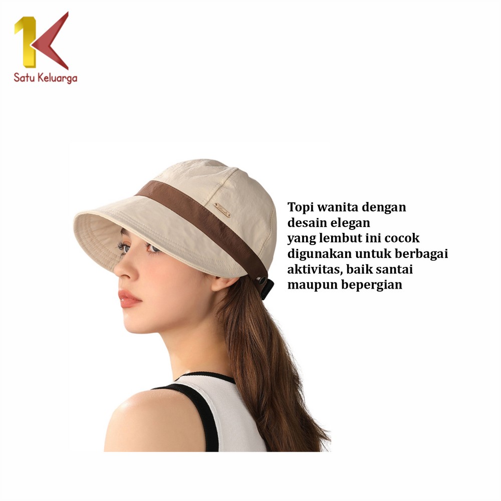 Jual Satu Keluarga Topi Anti UV P646 Topi Wanita Korea Fashion Dengan ...