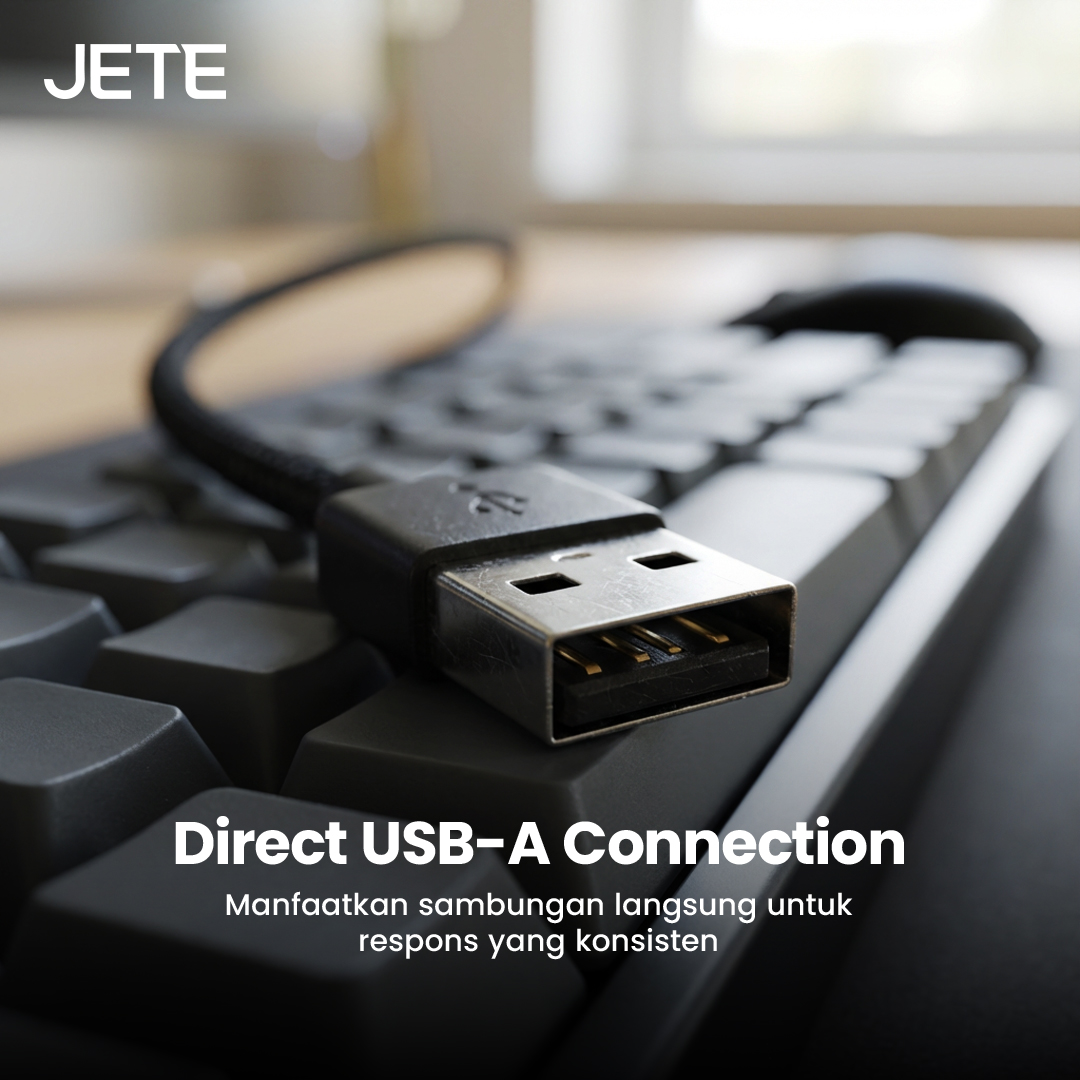 Jual Mouse Kabel JETE MO106 1200 DPI Wired Optical Mouse Kerja Kantor ...