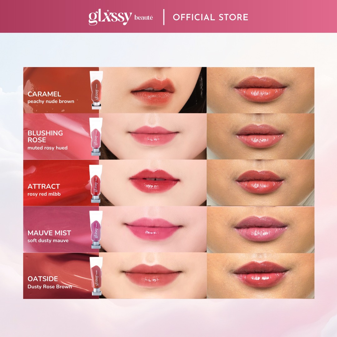 Jual Glxssy Beaute Souffle Satin Stain - Lip Tint | Shopee Indonesia