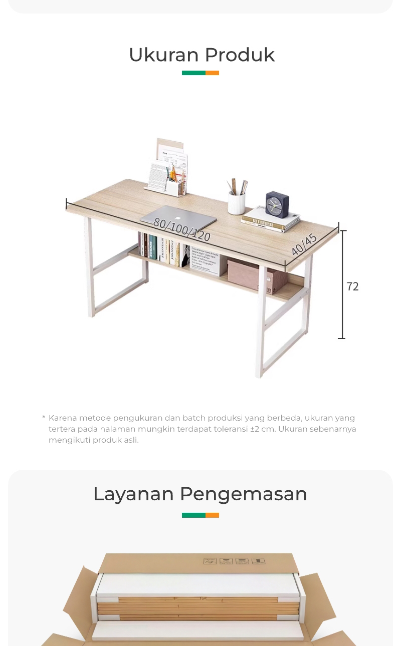 Jual E-TIFE Meja Belajar Meja Kerja Meja Kantor Meja Komputer Meja ...