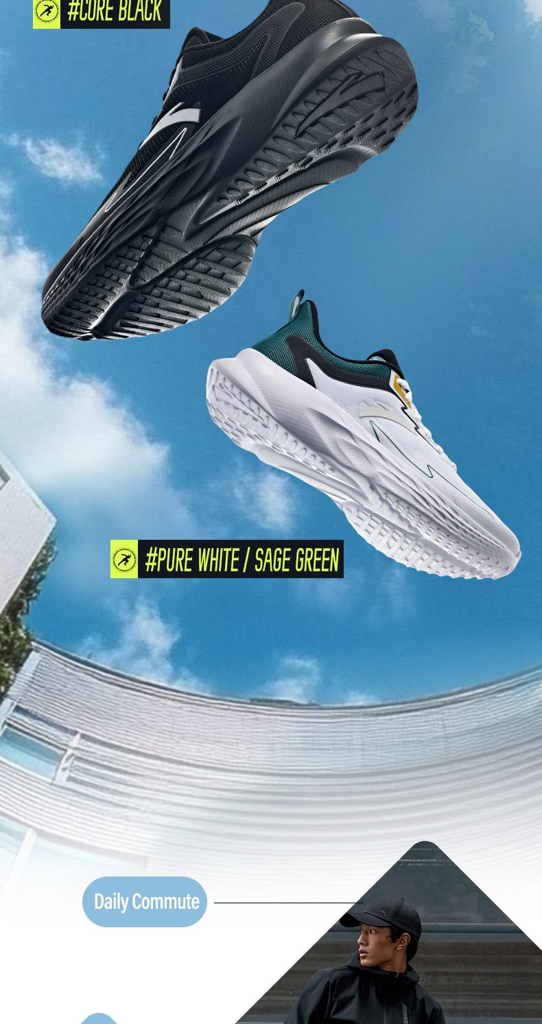 Jual ANTA Sepatu Lari Pria Sports Sneakers Men Running Shoes ...