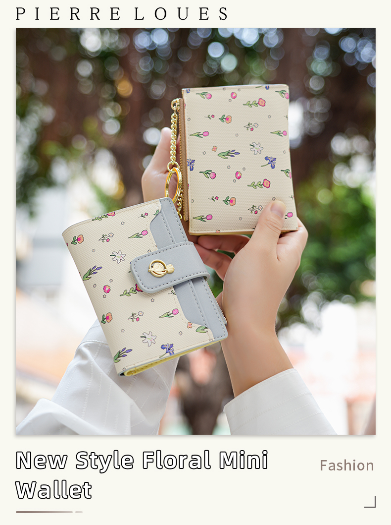 Jual Dompet Wanita Lipat Pendek PIERRE LOUES Lunelle Wallet Bahan Kulit ...