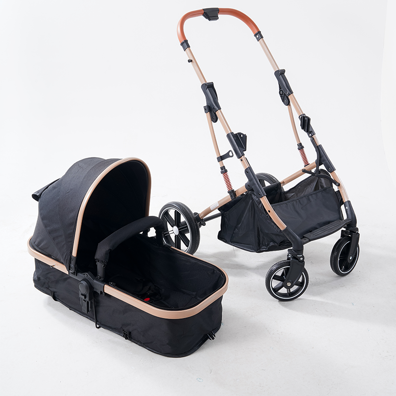 Jual BEIGE Stroller Bayi 2 Arah Lipat Rebah Penuh & Duduk Ringan Usia 0 ...