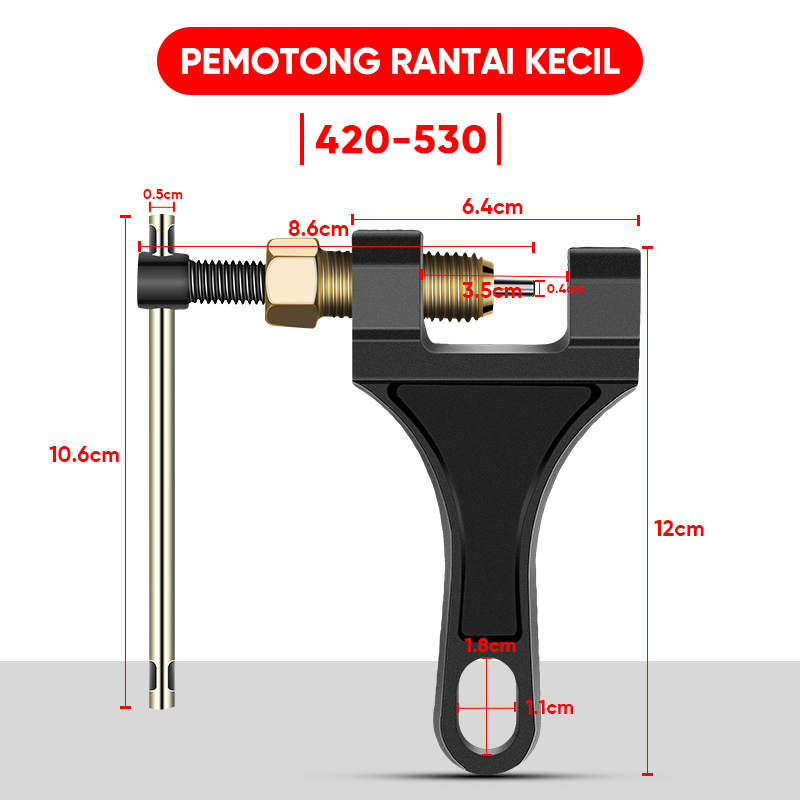 Jual ISKU Alat Potong Rantai Motor Chain Breaker 420 428 530 Treker ...