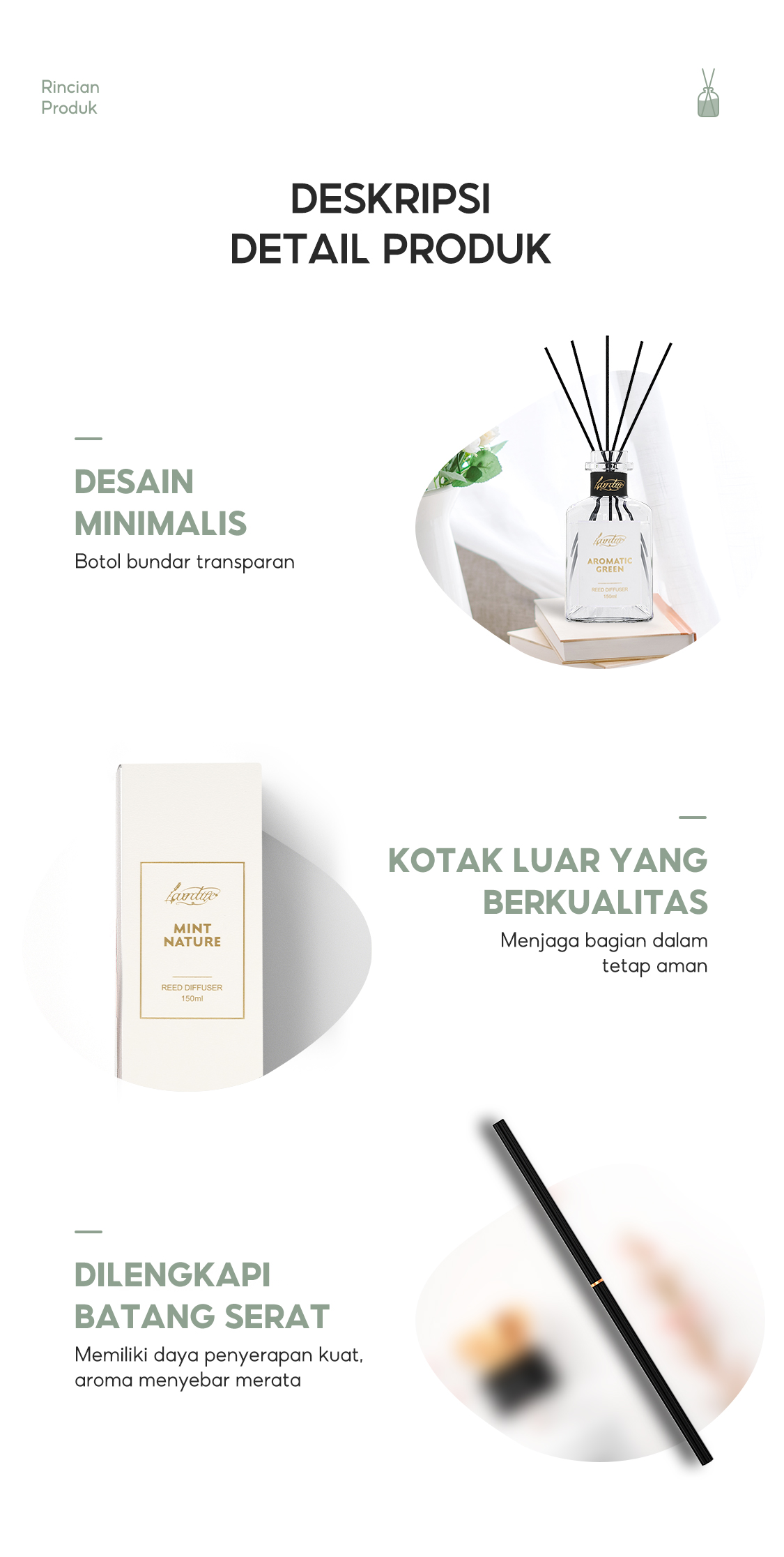 Jual OHSOME - Alba Sol/Lavendale Reed Diffuser Pengharum Ruangan 150ml ...