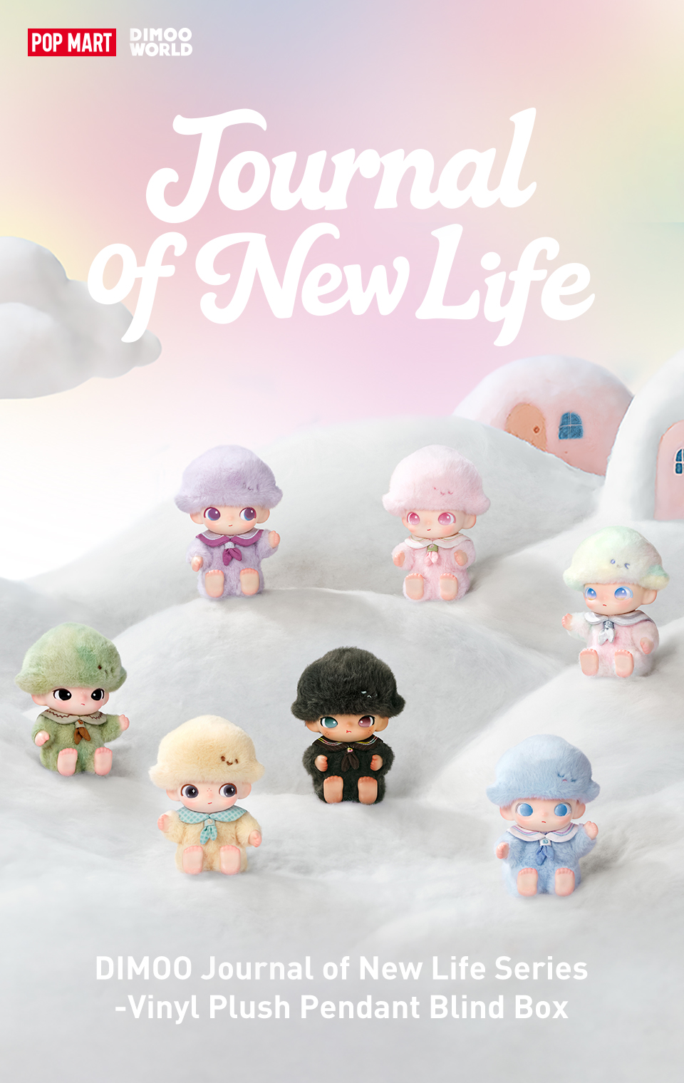 Jual POP MART DIMOO Journal of New Life Series - Vinyl Plush Pendant ...