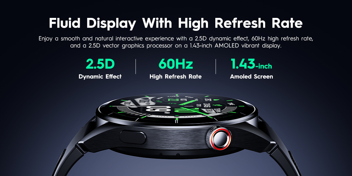 Jual TECNO Watch Pro 3 AI Watch Dials | Fluid Display with High Refresh ...