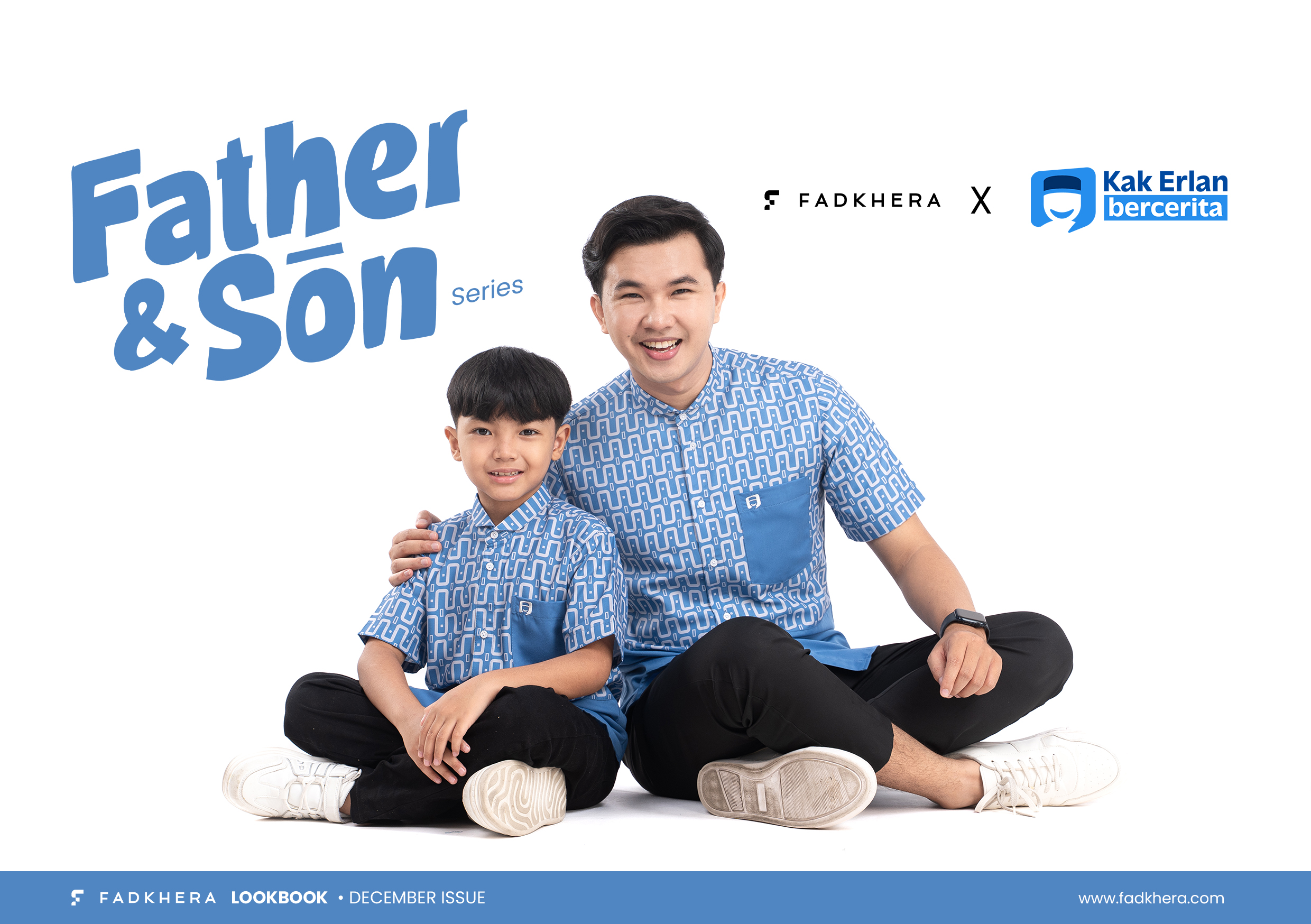 Jual Fadkhera X Erlan Couple Father & Son | Baju Koko Muslim Pria ...