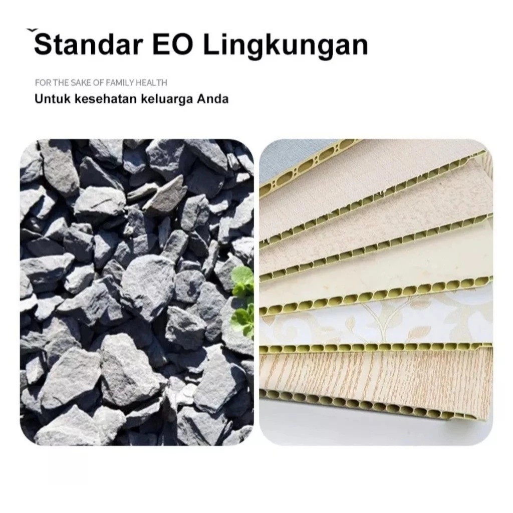 Jual Wall Panel WPC Dekorasi Dinding Premium 150CM X 40CM Wallboard PVC ...