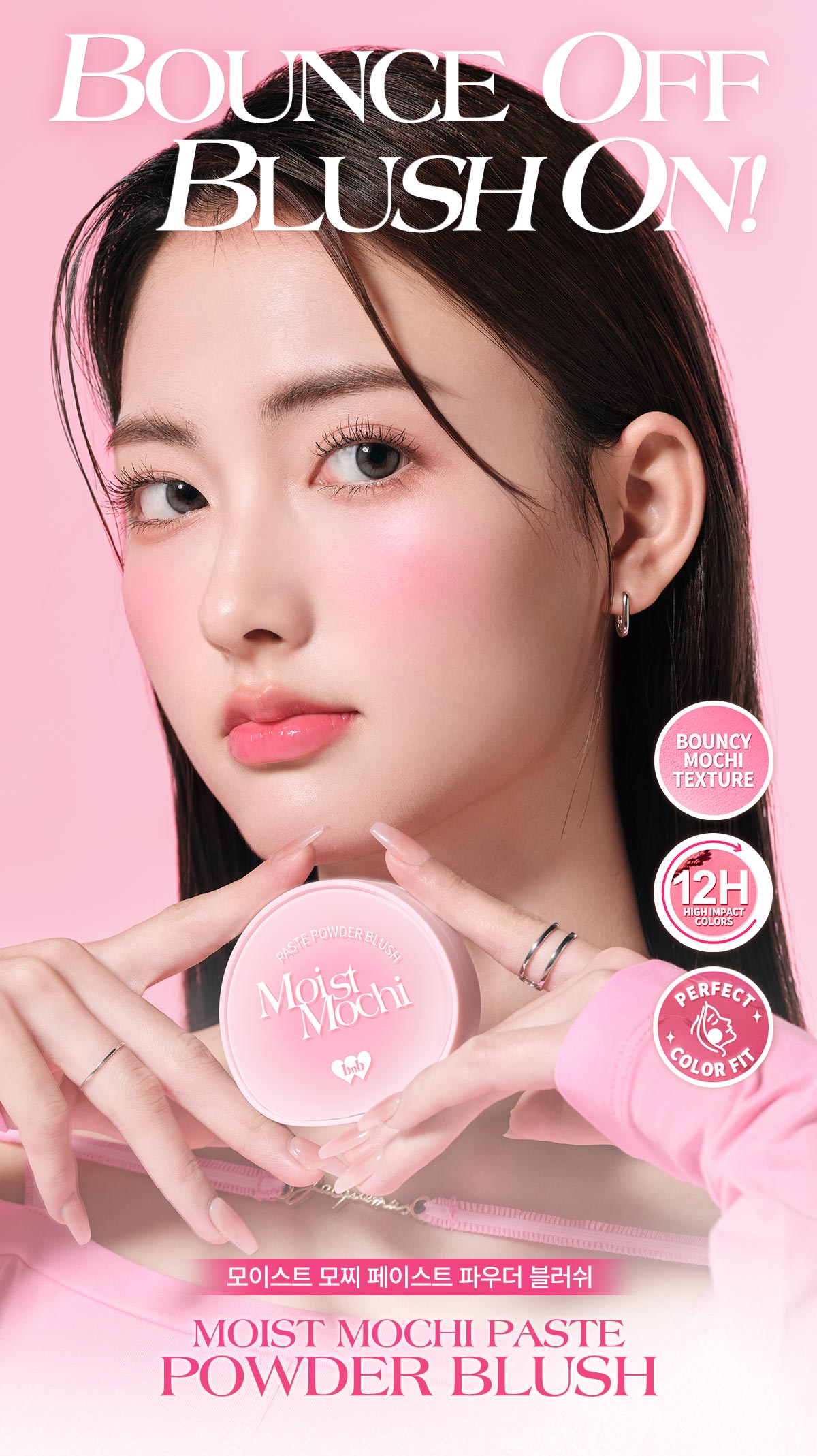 Jual [NEW SHADE] BNB barenbliss Moist Mochi Paste Powder Blush 4.5g ...