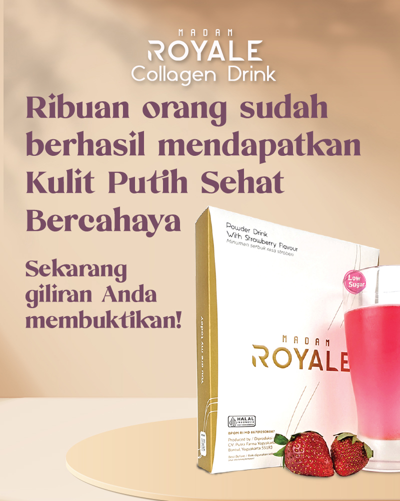 Jual Xtra Hemat Madam Royale Collagen Drink | Kolagen & L Glutatione ...