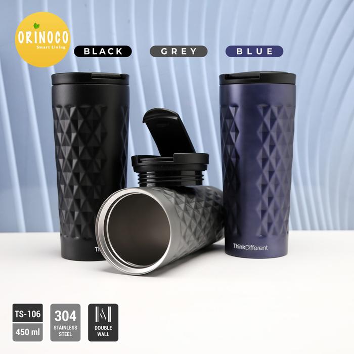 Jual Orinoco Mug TS-106 Vacuum Flask Double Wall Stainless Diamond ...