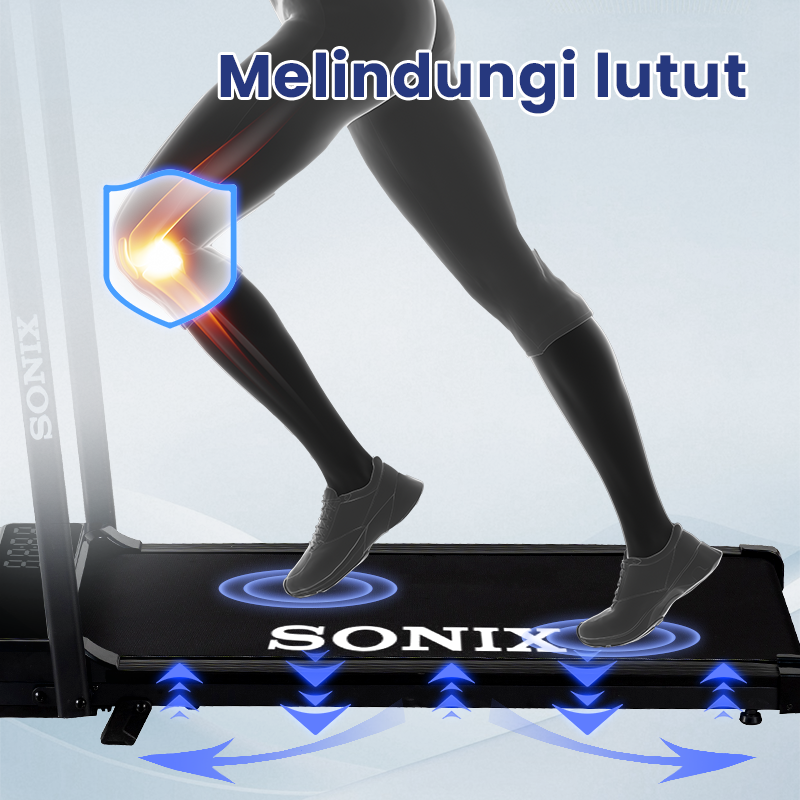 Jual Sonix Lite Treadmill Incline 8 Derajat Listrik Walking Pad Running ...