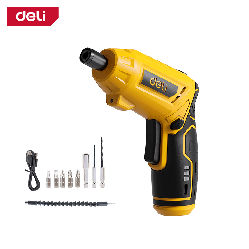 Jual Deli Lithium-Ion Cordless Screwdriver / Obeng Listrik Baterai ...
