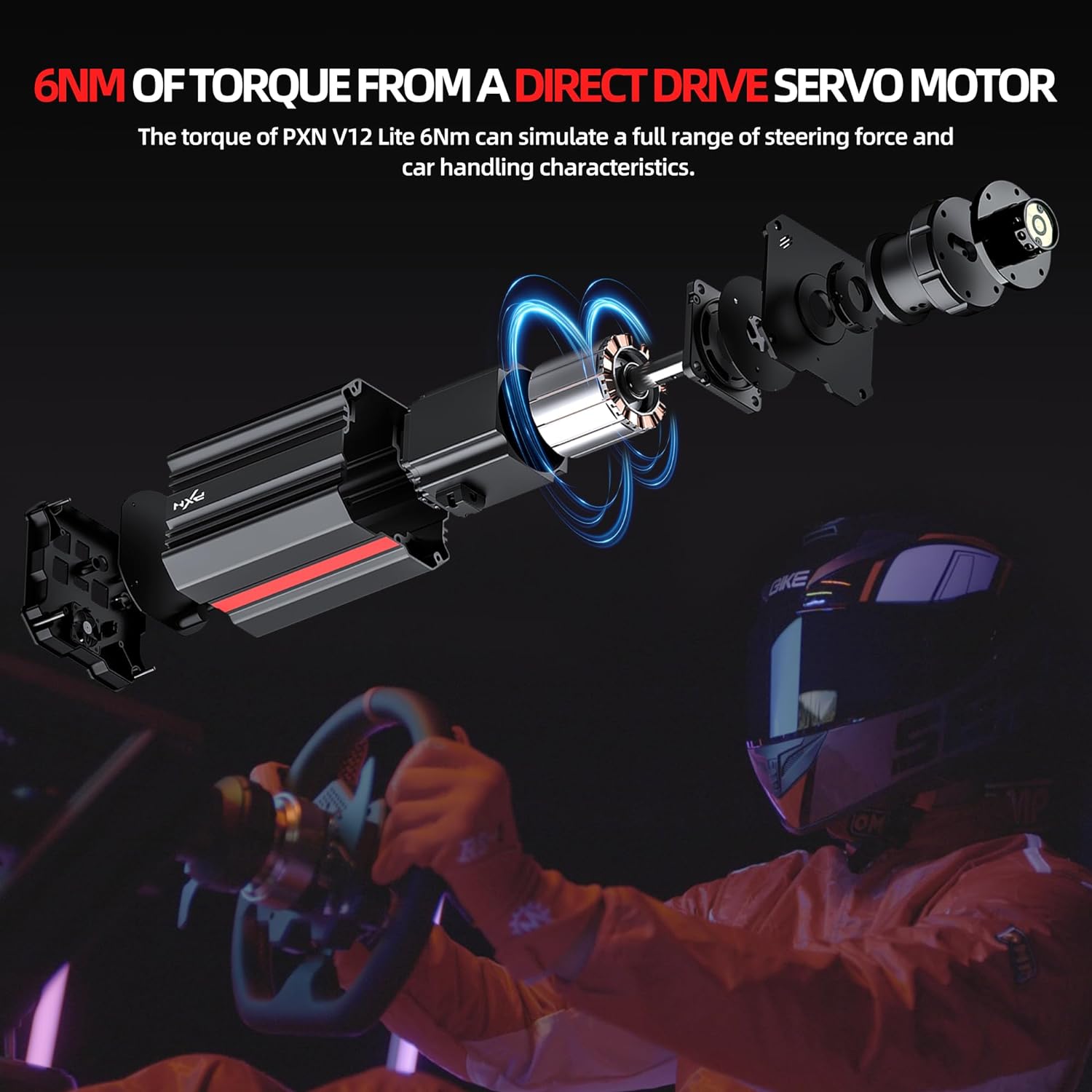 Jual EX Display PXN V12 Lite Real Servo Direct Drive Force Feedback ...