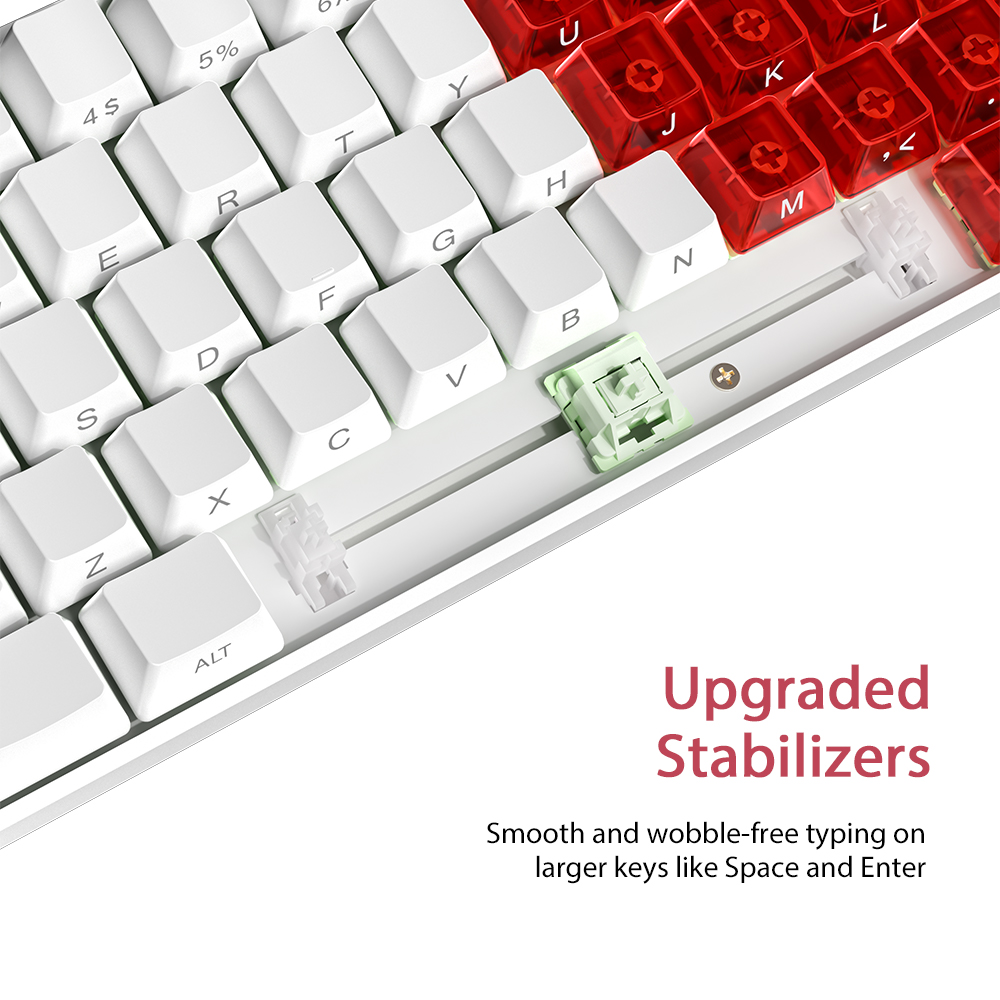 Jual ZIFRIEND TK68 RGB Mechanical Keyboard Side-Printed Gradient ...