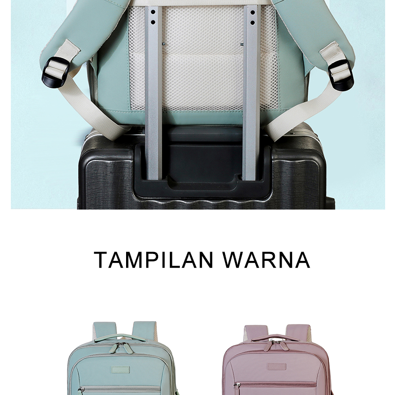 Jual ABAGO Tas ransel Pria Dan wanita Perjalanan Cantik Simple Bisa ...
