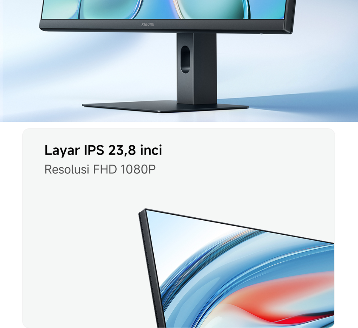 Jual Xiaomi Monitor A24i 2026 Layar Jernih dengan Full HD Fast IPS ...