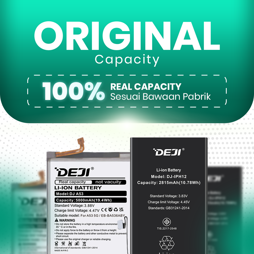 Jual DEJI Baterai iPhone 11 Li-ion 3110mAh 4.45V Original Capacity ...