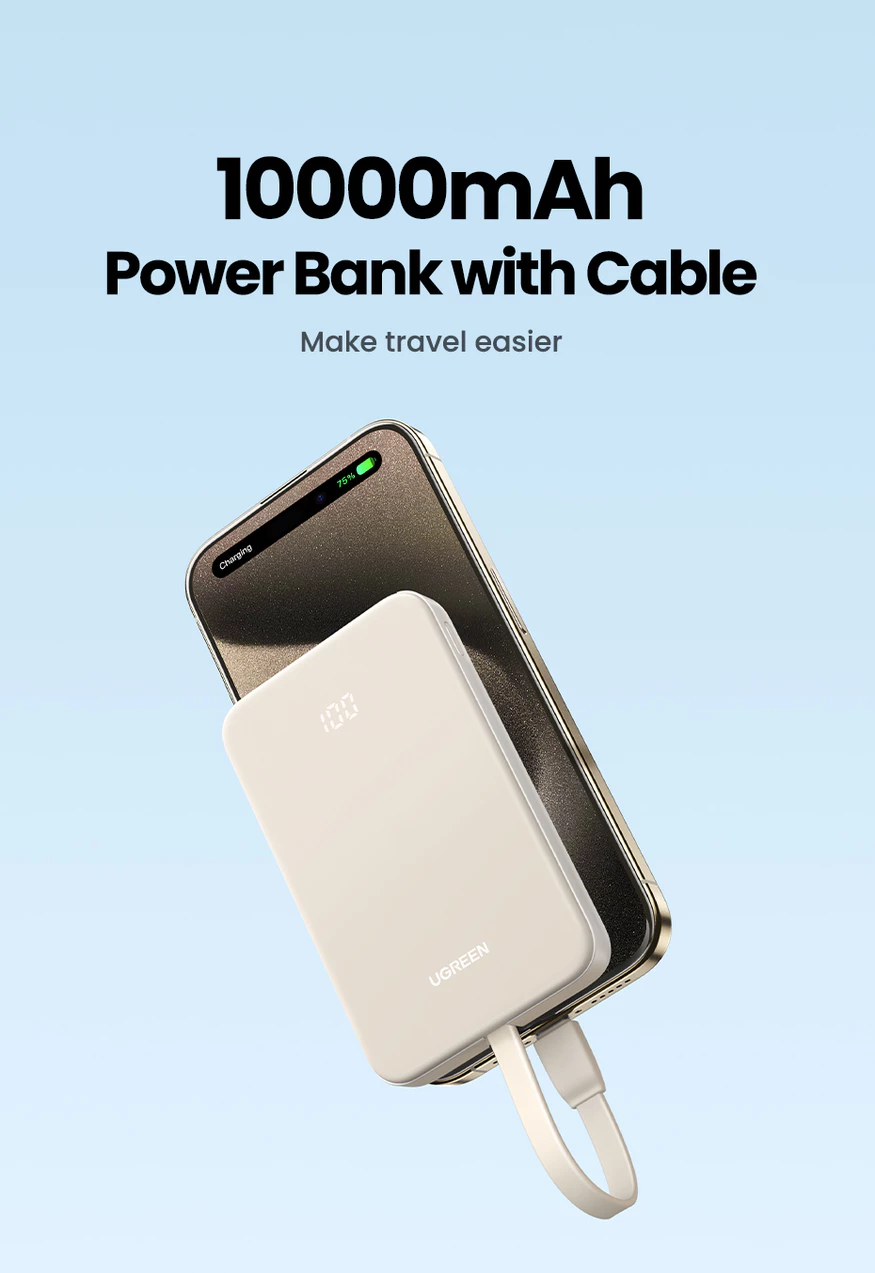 Jual UGREEN Power Bank CCC 10.000mAh PD QC 3.0 Fast Charging 20W 30W ...