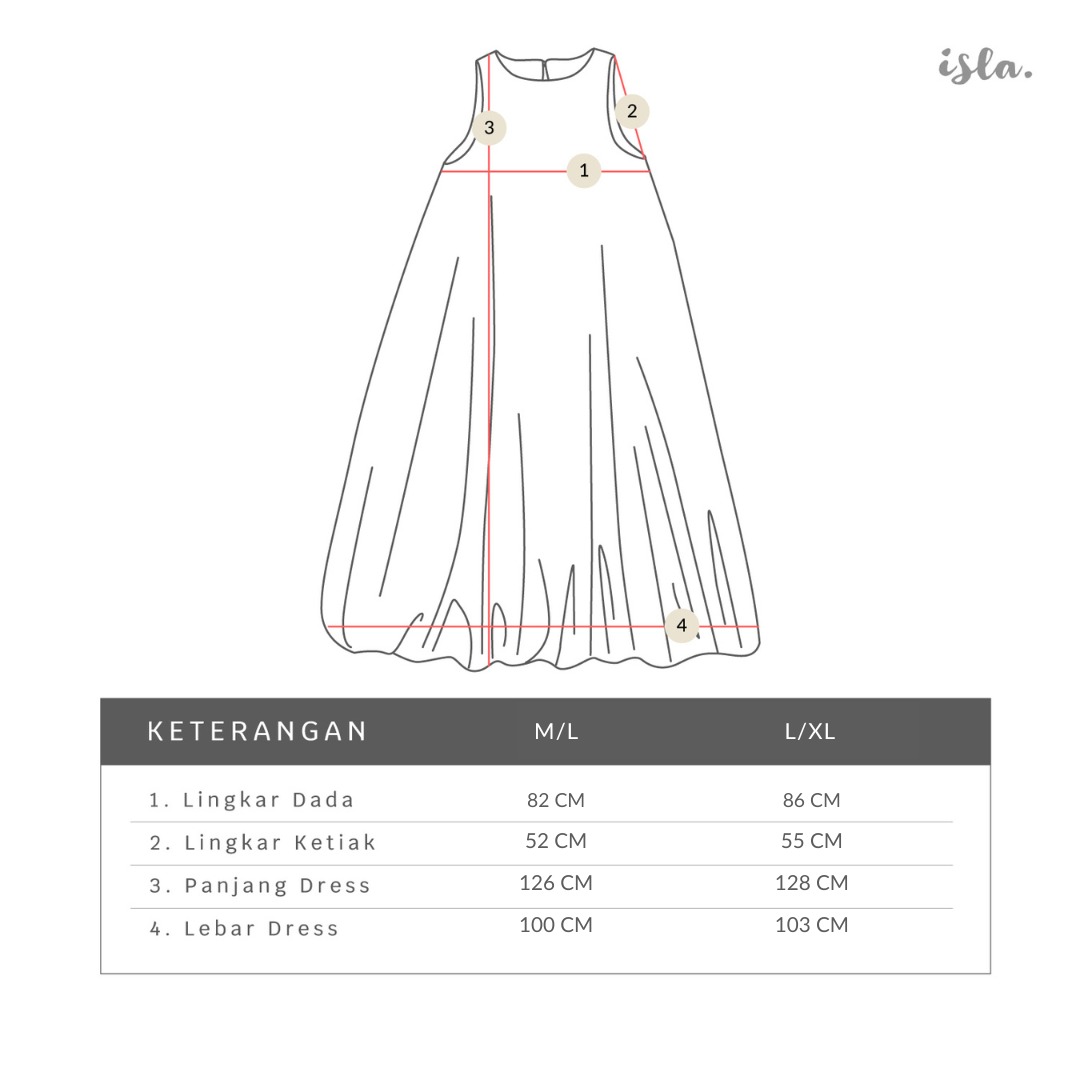 Jual Isla Anaya Dress - Dress Panjang Wanita Tanpa Lengan - Dress Putih ...