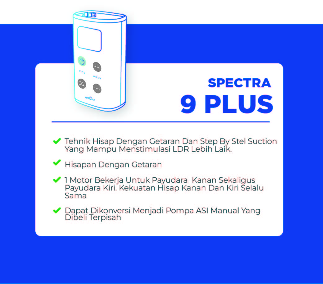 Jual Spectra 9Plus Double Electric Breastpump - Pompa Asi Elektrik ...