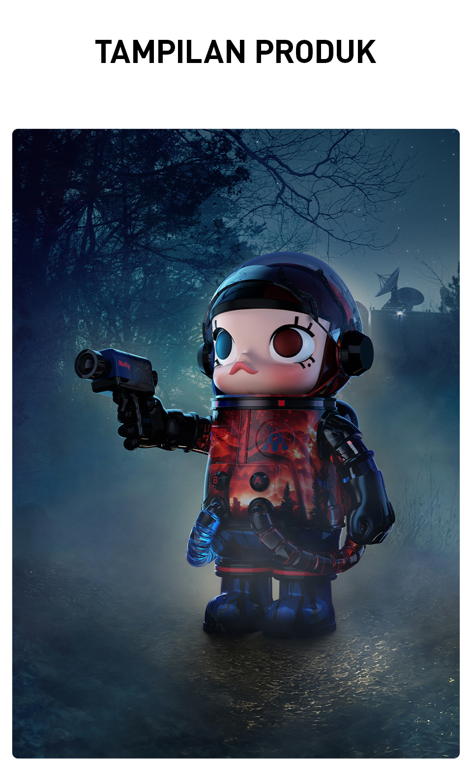 Jual POP MART MEGA SPACE MOLLY 1000% Stranger Things Limited Edition ...