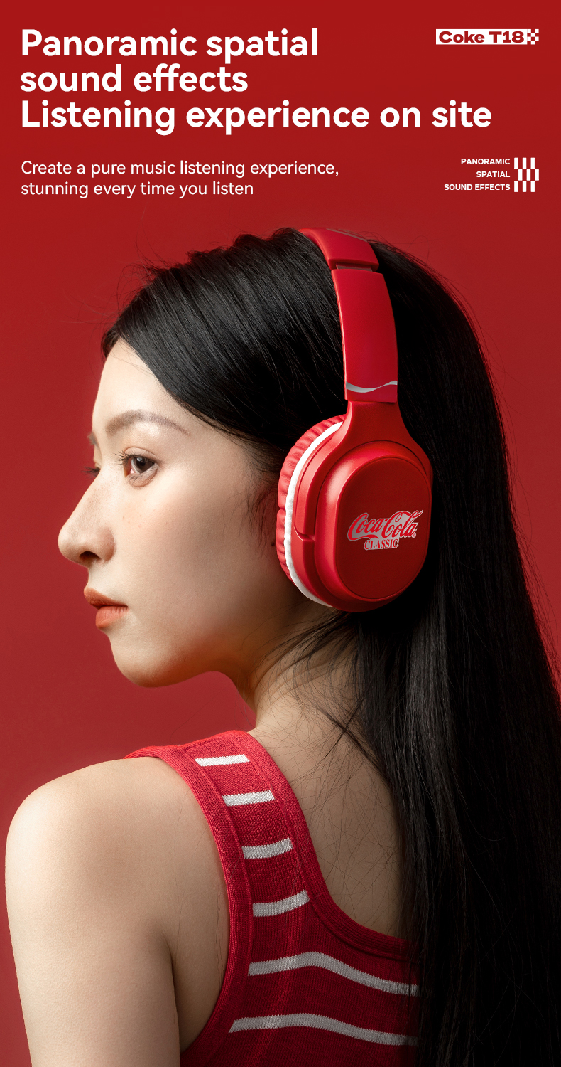 Jual Hyundai X Coca-Cola T18 Wireless Headset Bluetooth Gaming ...