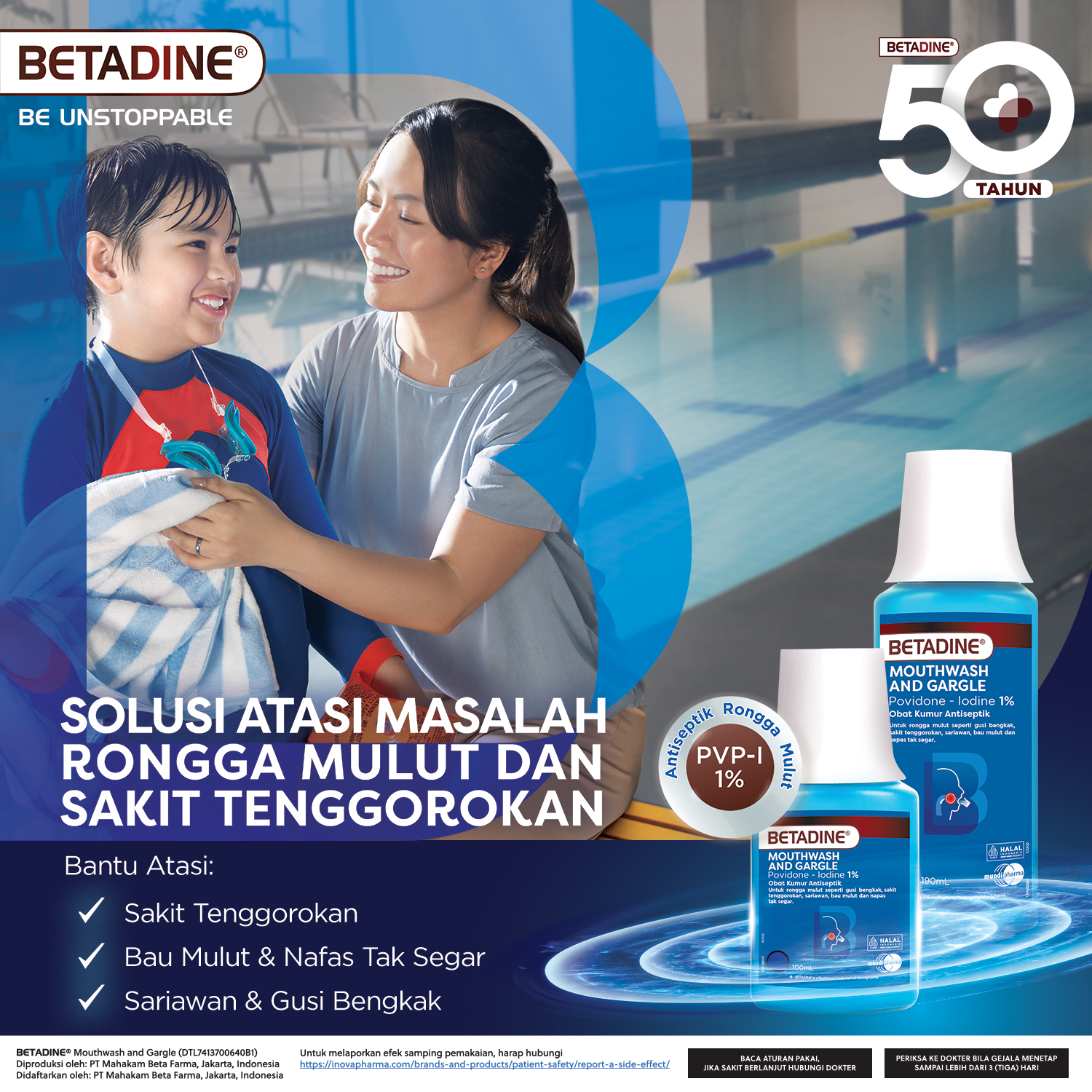Jual BETADINE MOUTHWASH & GARGLE Obat Kumur Antiseptik 190ml | Shopee ...