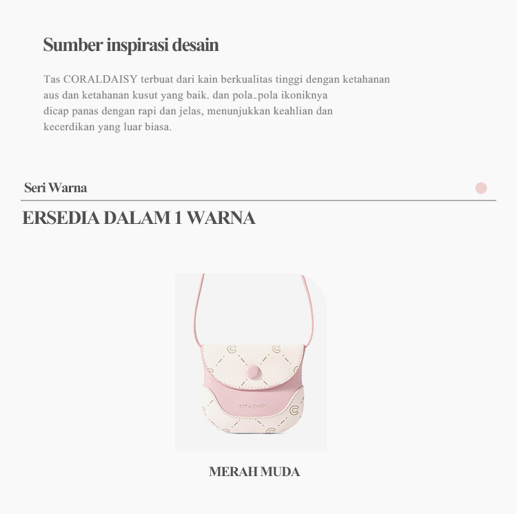 Jual CORALDAISY Tas Wanita 2026 Lucu Mini Sling Bag Tali Panjang Kecil ...