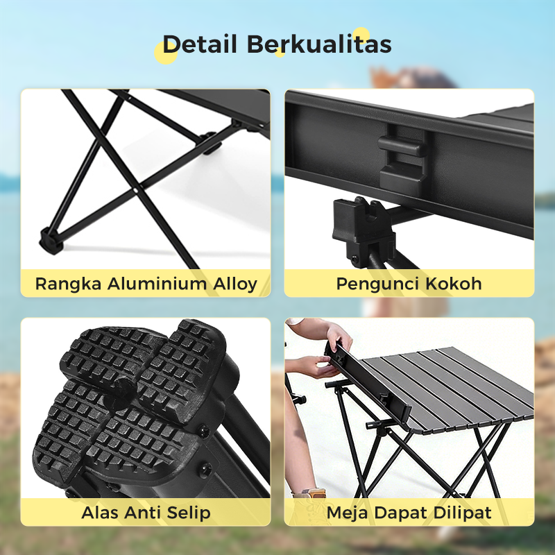 Jual E-TIFE Set Meja Kursi Lipat Outdoor Serbaguna Meja Camping Dan ...