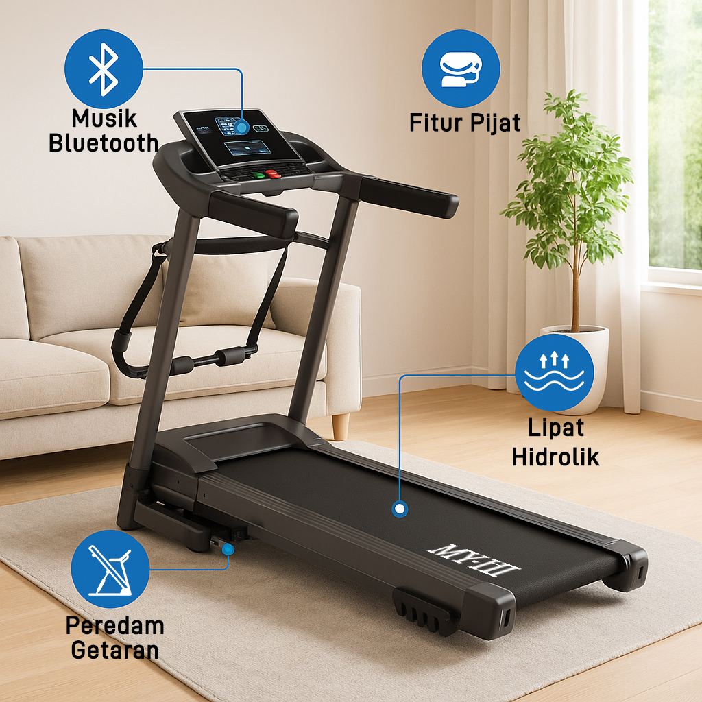 Jual MY-HI Treadmill Incline JC700 Treadmill Lipat Treadmill Elektrik ...