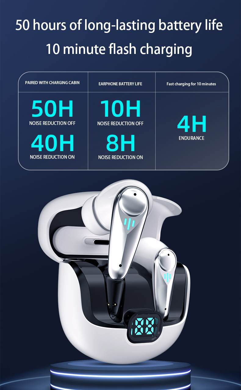 Jual Skytime EP73X TWS Earphones Bluetooth ANC Sound Earphones with 2 ...