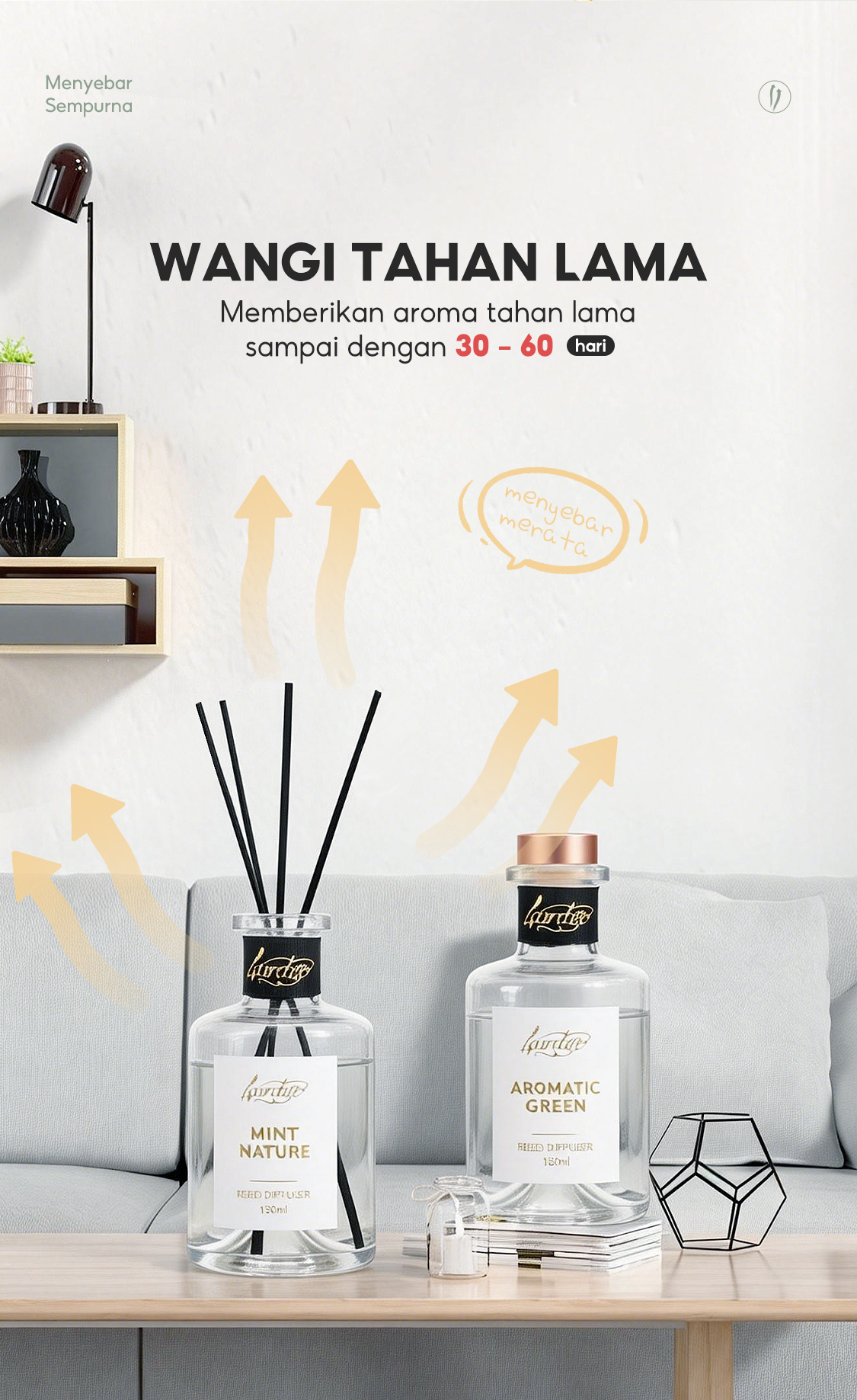 Jual OHSOME - Alba Sol/Lavendale Reed Diffuser Pengharum Ruangan 150ml ...