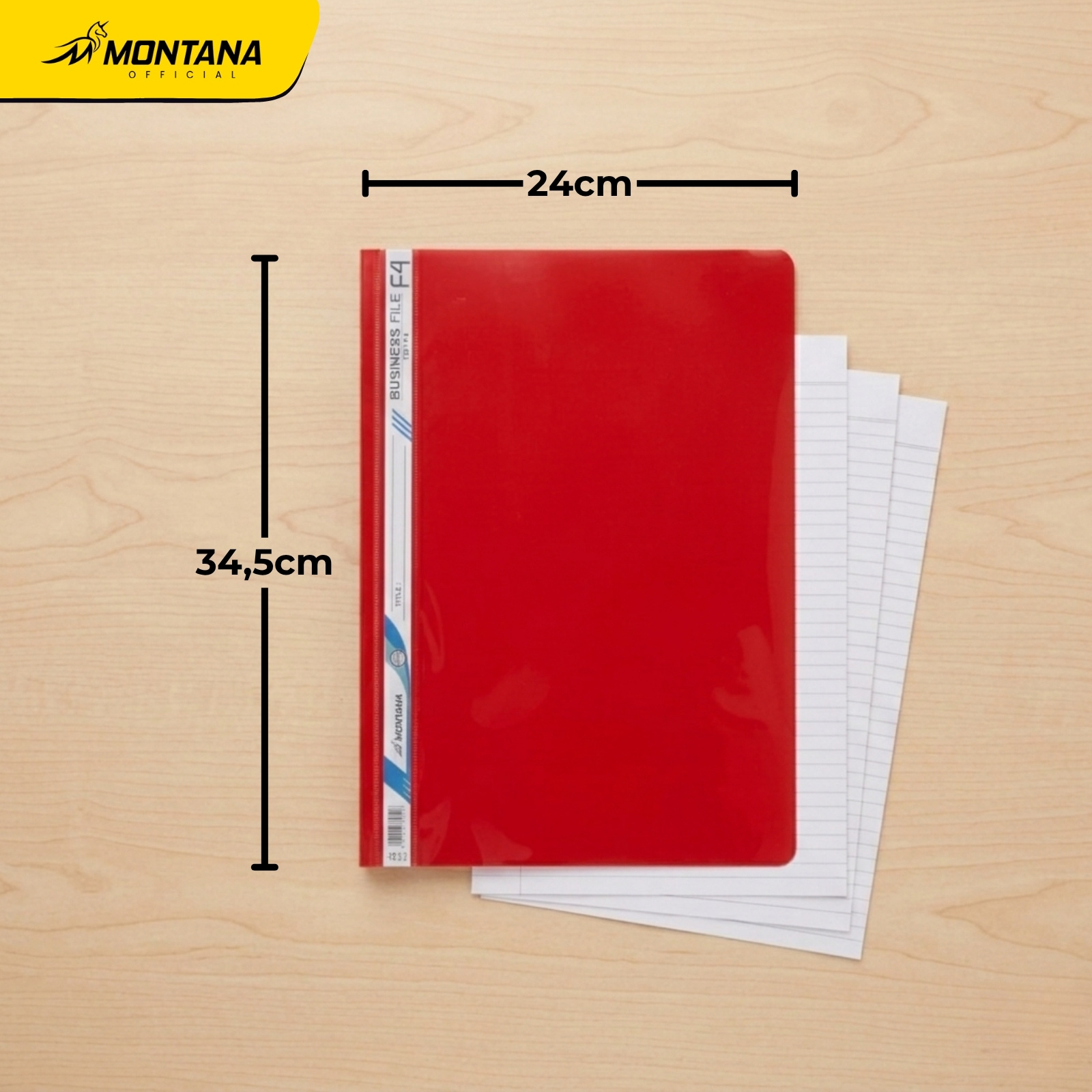 Jual MONTANA File Bisnis Map Plastik F4 12 Pcs Business File Dokumen ...