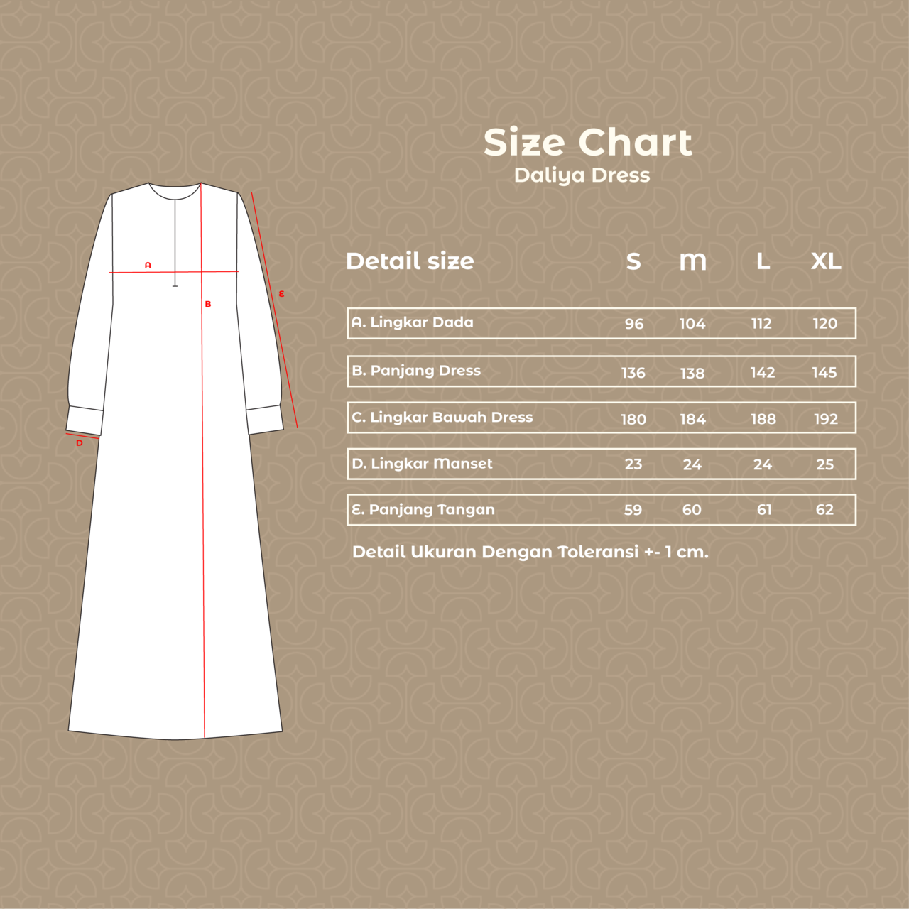 Jual Gerai Hawa - Daliya Gamis Dress Abaya Baju Umrah, Haji, Kajian ...