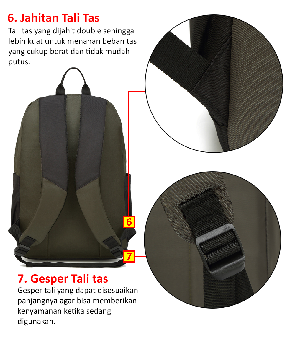 Jual Navy Club Tas Ransel Laptop ICH - Backpack Daypack Up to 14 Inch ...