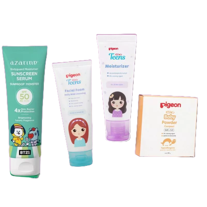 Jual Satu Paket Skincare Wajah Remaja Paket Make Up Anak Sekolah ...