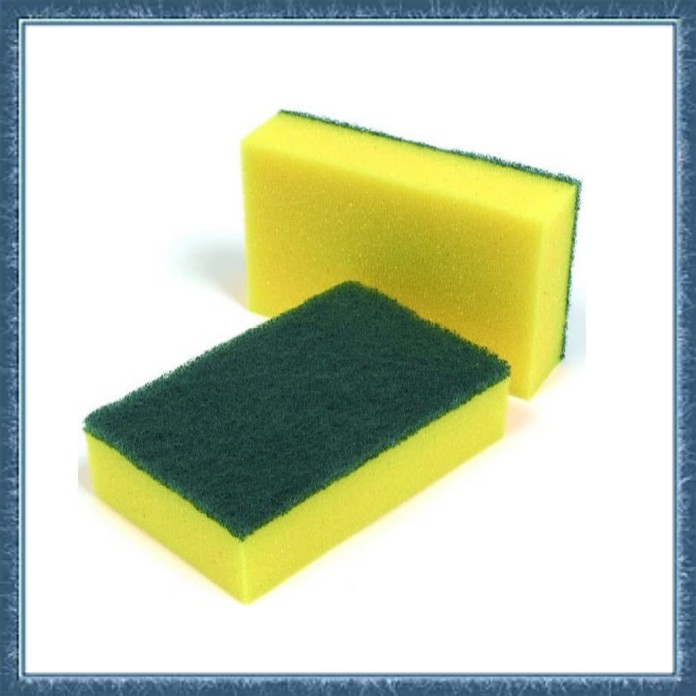 Jual Spon Sabut Busa Cuci Piring 13. x 8.5 x 3 cm Spon cuci piring 2 ...