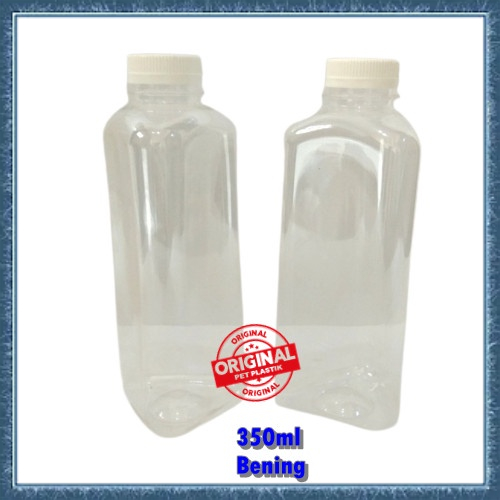Jual Botol Berlian 350ml Plastik PET Botol Segitiga Botol Minuman ...