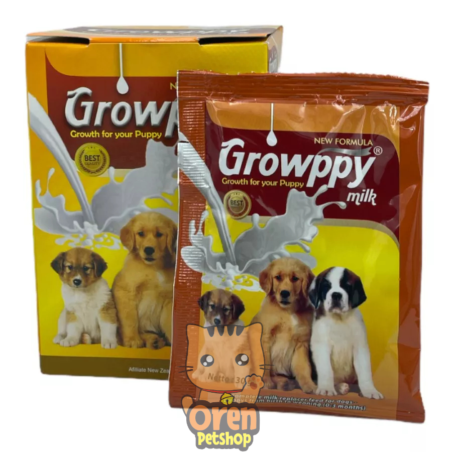 Jual Susu anak anjing GROWPPY Dog Milk Puppy sachet 30 gr anakan growpy 30gr | Shopee Indonesia