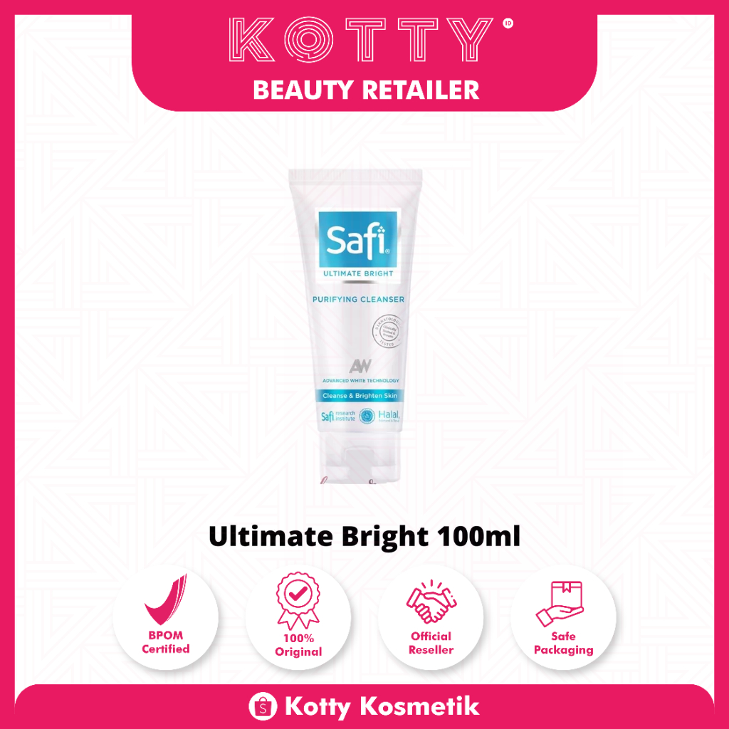 Jual SAFI Ultimate Bright Purifying Cleanser 50g/100g | Shopee Indonesia