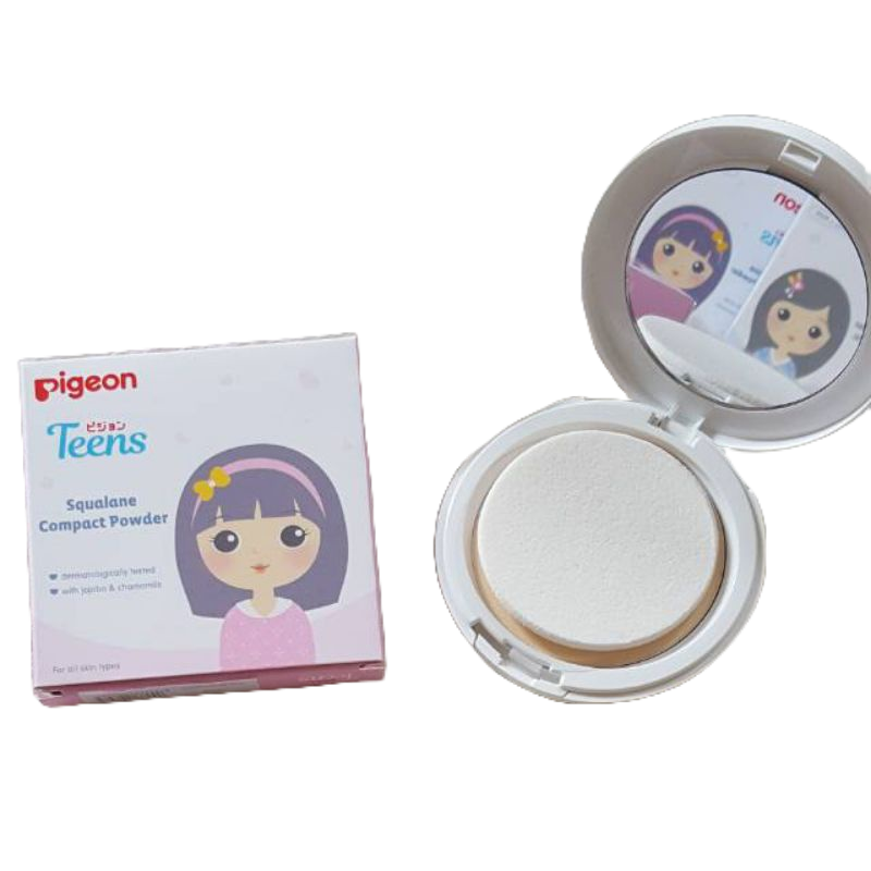 Jual Bedak Padat Pigeon Teens Anak Full Set 45 Gram | Shopee Indonesia