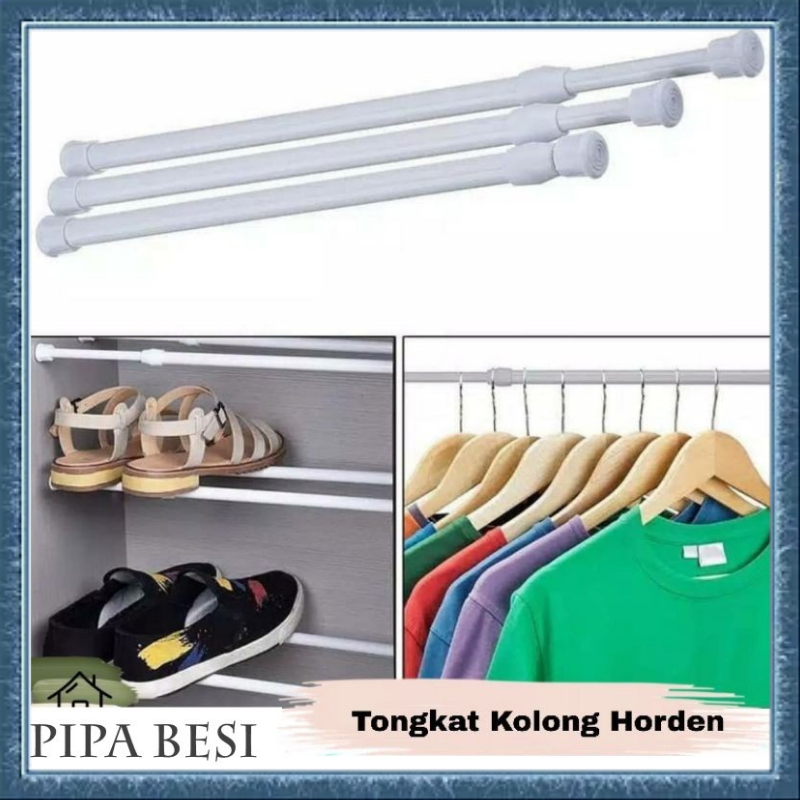 Jual TIANG PIPA FLEXIBEL TANPA PAKU GANTUNGAN JEMURAN FLEXIBEL TONGKAT ...